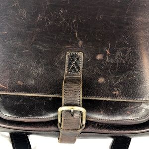 Handmade | Bags | Handmade 0 Genuine Leather Backpack With Brass | Poshmark